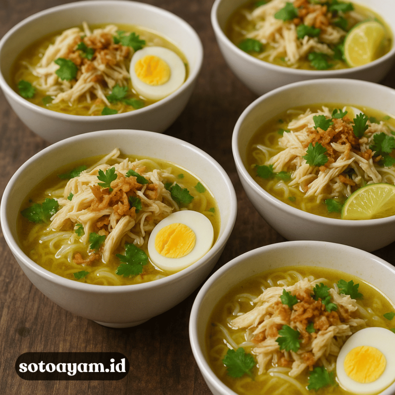 Cara Membuat Soto Ayam Lamongan Asli Tanpa MSG, Gurih Alami!